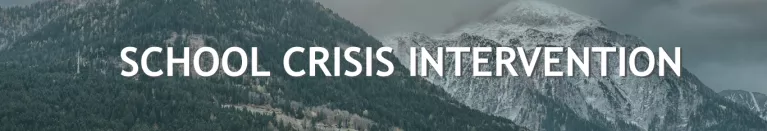 School Crisis Toolkit | Behavioral Health Administration